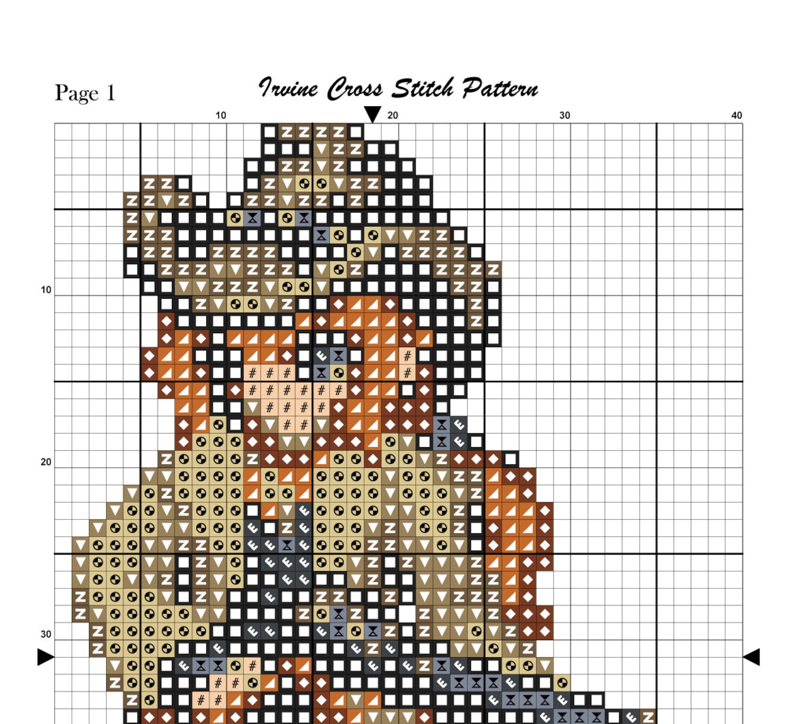 Final Fantasy Cross Stitch Pattern, Irvine Cross Stitch, Game Cross ...