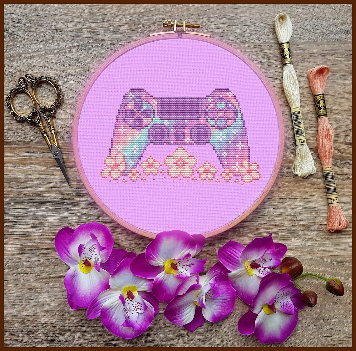 Playstation Cross Stitch Pattern Controller Cross Stitch - Etsy