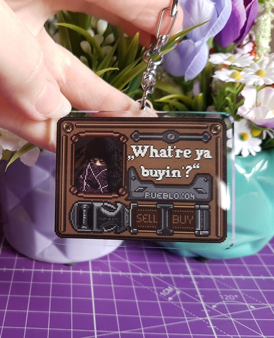 Resident Evil 4 Keychain, Leon Kennedy Keychain, Merchant Keychain ...