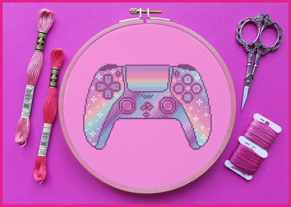 Playstation Cross Stitch Pattern Controller Cross Stitch - Etsy