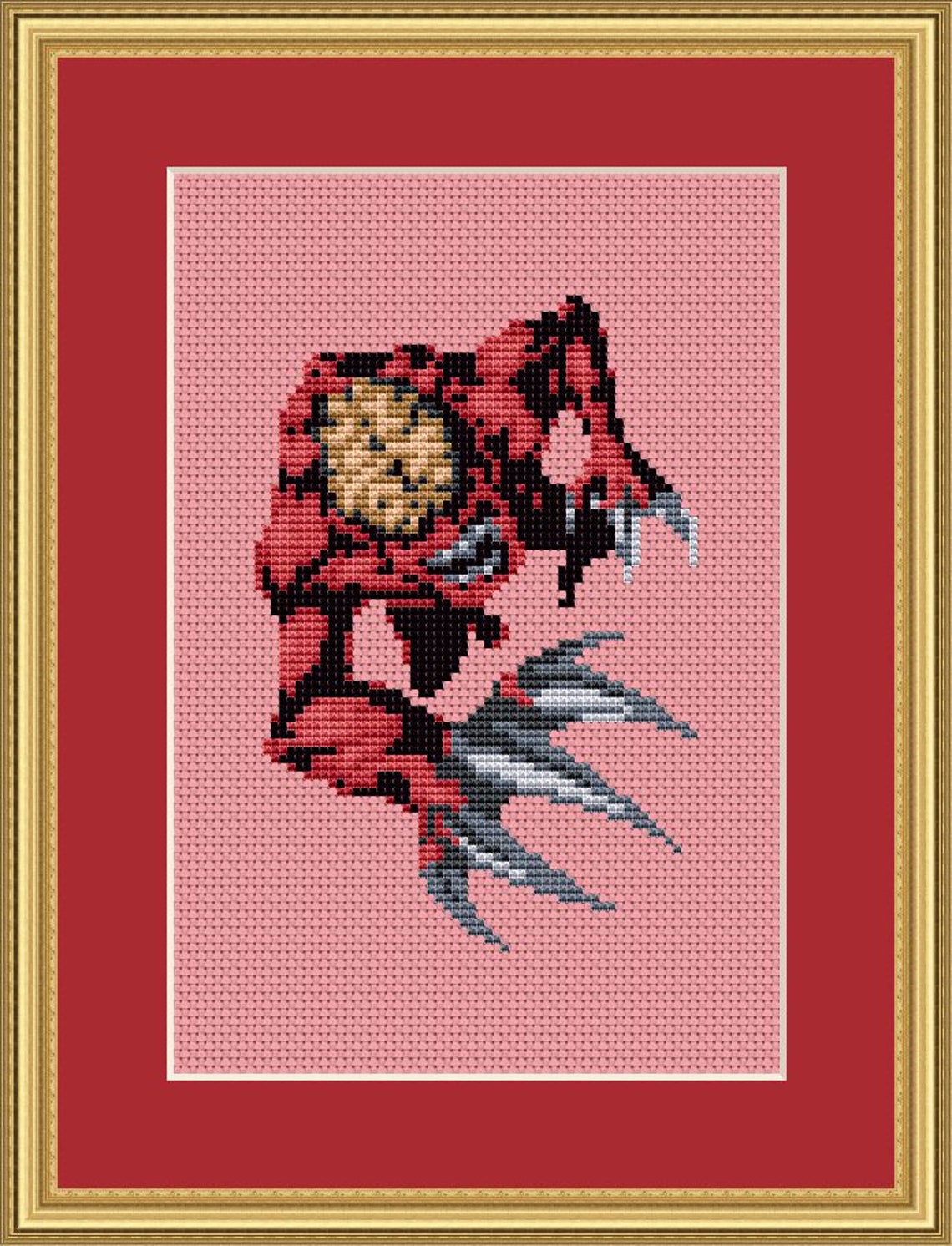 Resident Evil Cross Stitch Pattern Game Cross Stitch Horror | Etsy