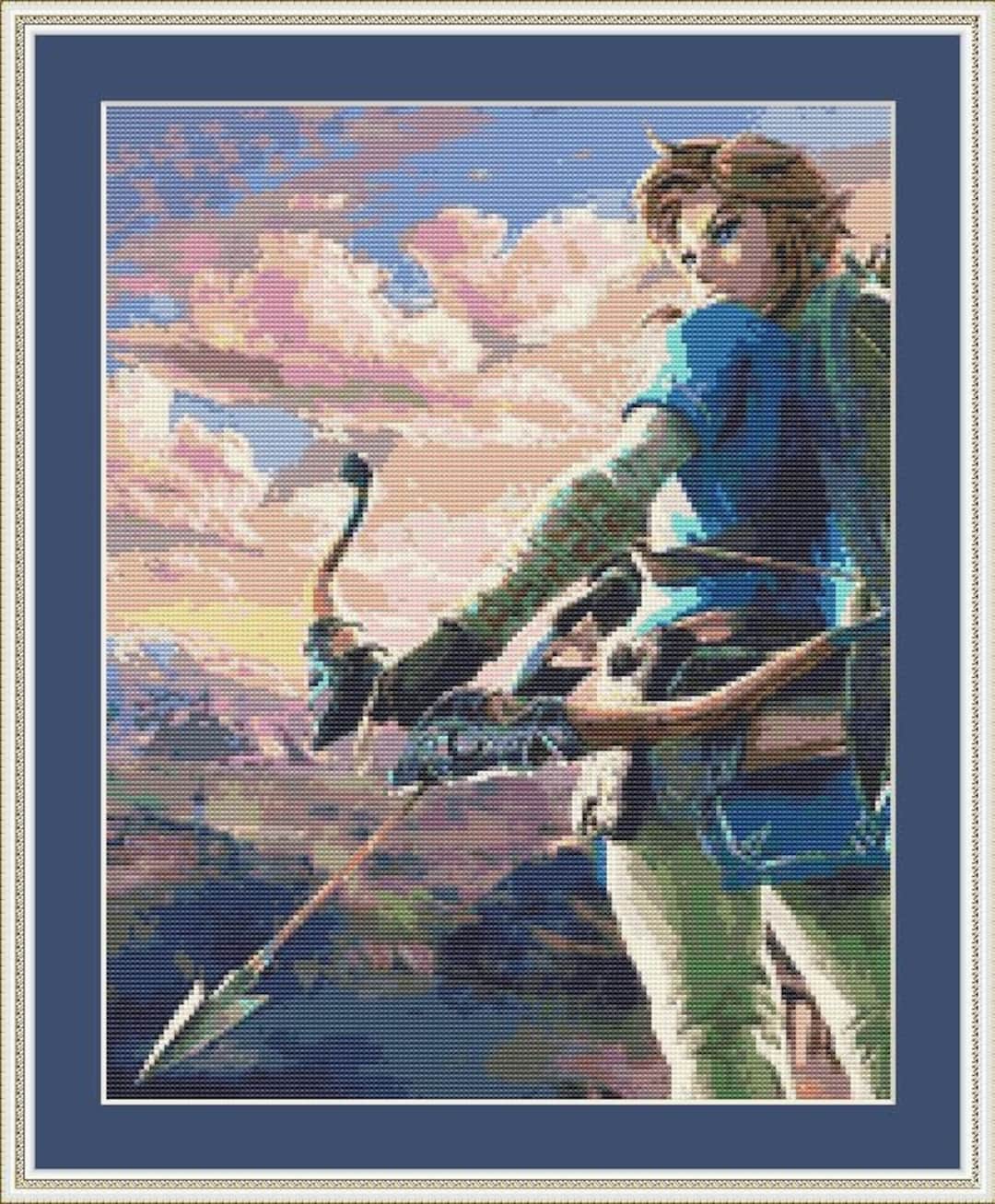 Zelda Cross Stitch Pattern, Fantasy Cross Stitch, Game Cross Stitch ...