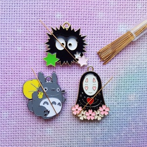 Anime Needle Minder Set, Enamel Needle Minder, Kawaii Needle Minder ...