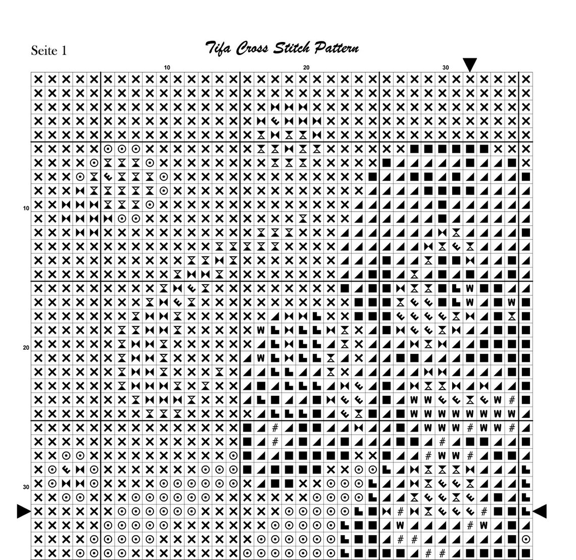 Final Fantasy Cross Stitch Pattern Tifa Cross Stitch Game | Etsy