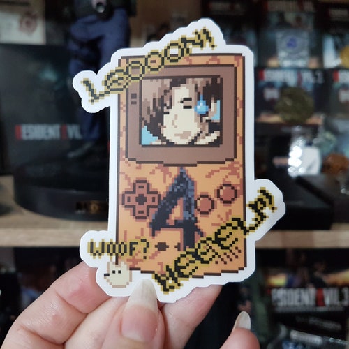Resident Evil Sticker Game Boy Sticker Pixel Sticker Horror - Etsy