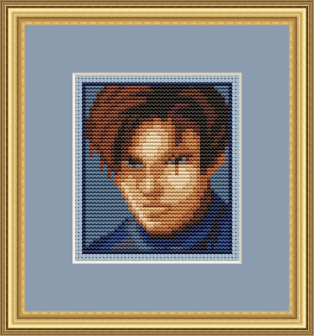 Leon Kennedy Cross Stitch Pattern, Resident Evil Cross Stitch, Pixel ...