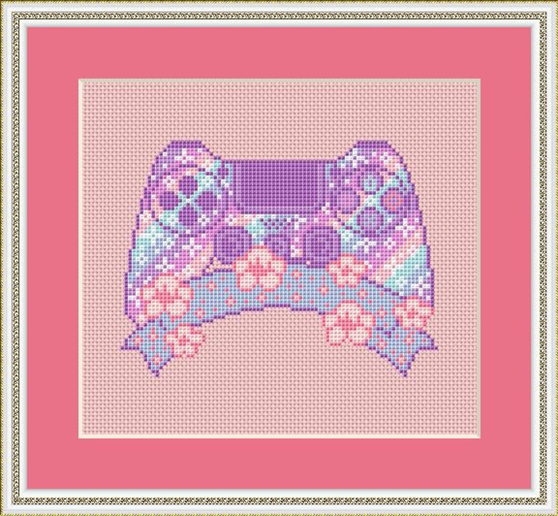 Playstation Cross Stitch Pattern Controller Cross Stitch | Etsy