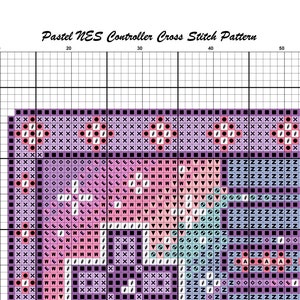 NES Controller Cross Stitch Pattern, Galaxy Cross Stitch, Game Cross ...