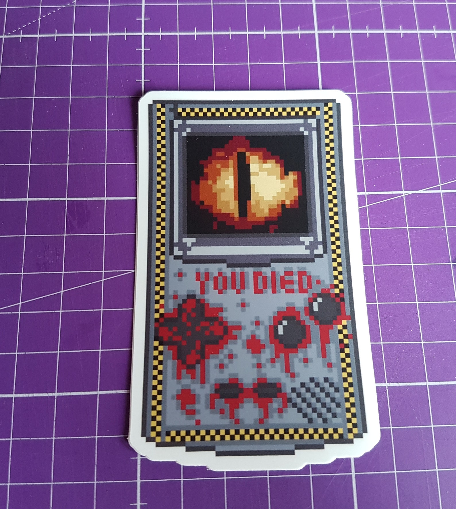 Resident Evil Sticker Game Boy Sticker Pixel Sticker Horror - Etsy
