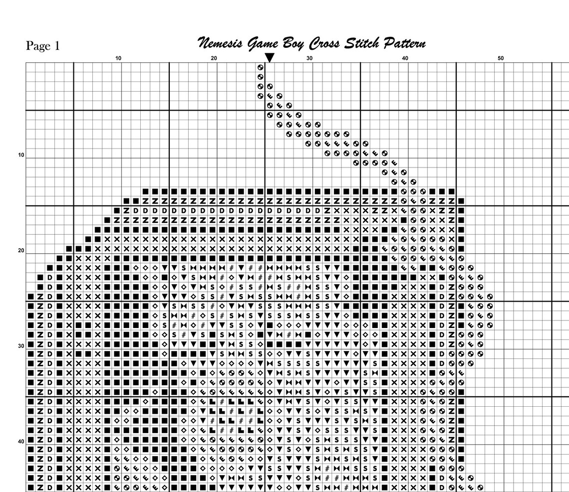 Game Boy Cross Stitch Pattern Resident Evil Cross Stitch - Etsy