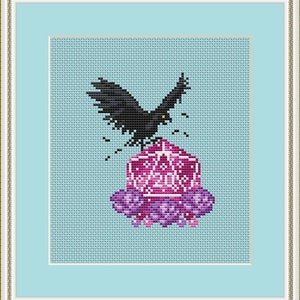 Dungeons and Dragons Cross Stitch Pattern, Dnd Cross Stitch, Dice Cross ...