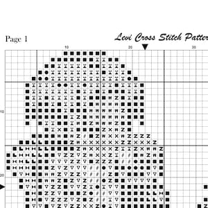 Anime Cross Stitch Pattern, Levi Cross Stitch Pattern, Manga Cross ...