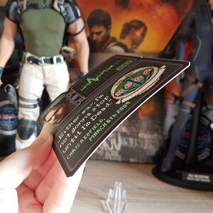 Resident Evil Sticker, Chris Redfield Sticker, Pixel Sticker, Horror ...