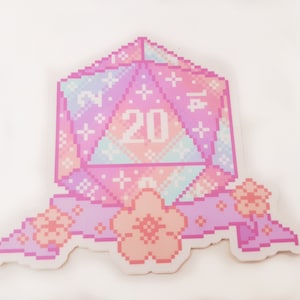 Dungeons and Dragons Sticker, D20 Sticker, Dnd Sticker, Galaxy Sticker ...