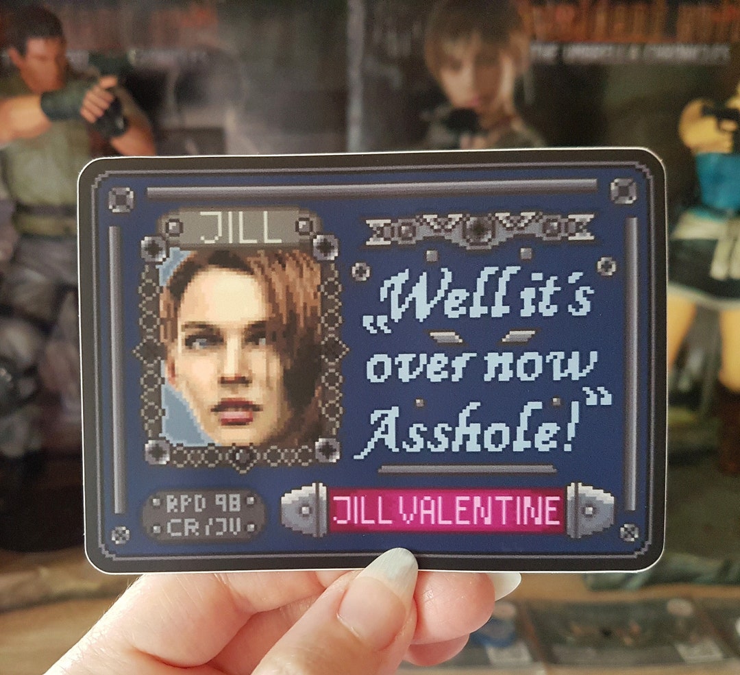 Resident Evil Sticker, Jill Valentine Sticker, Death Island Sticker ...