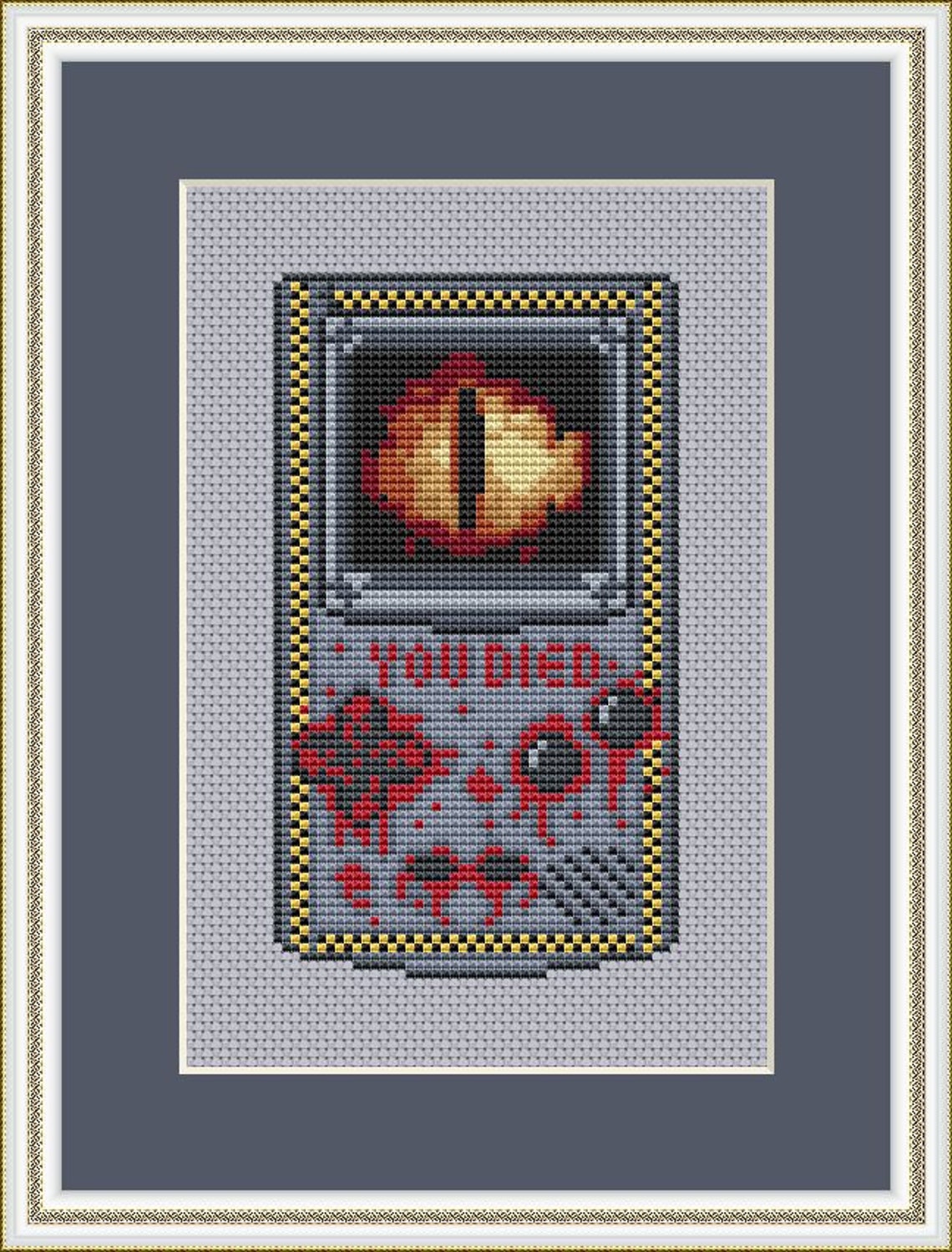 Game Boy Cross Stitch Pattern Resident Evil Cross Stitch - Etsy