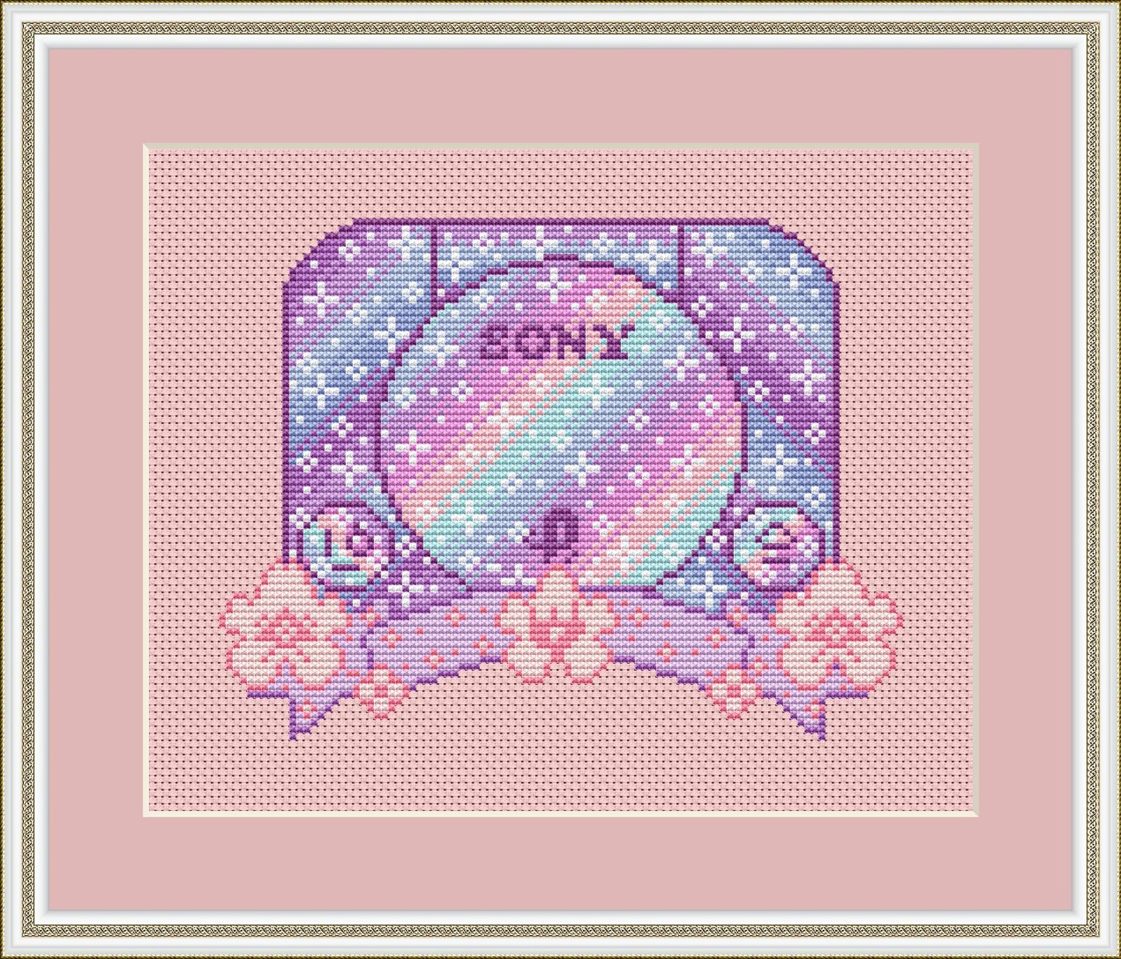 Galaxy Psone Cross Stitch Pattern Playstation Cross Stitch - Etsy