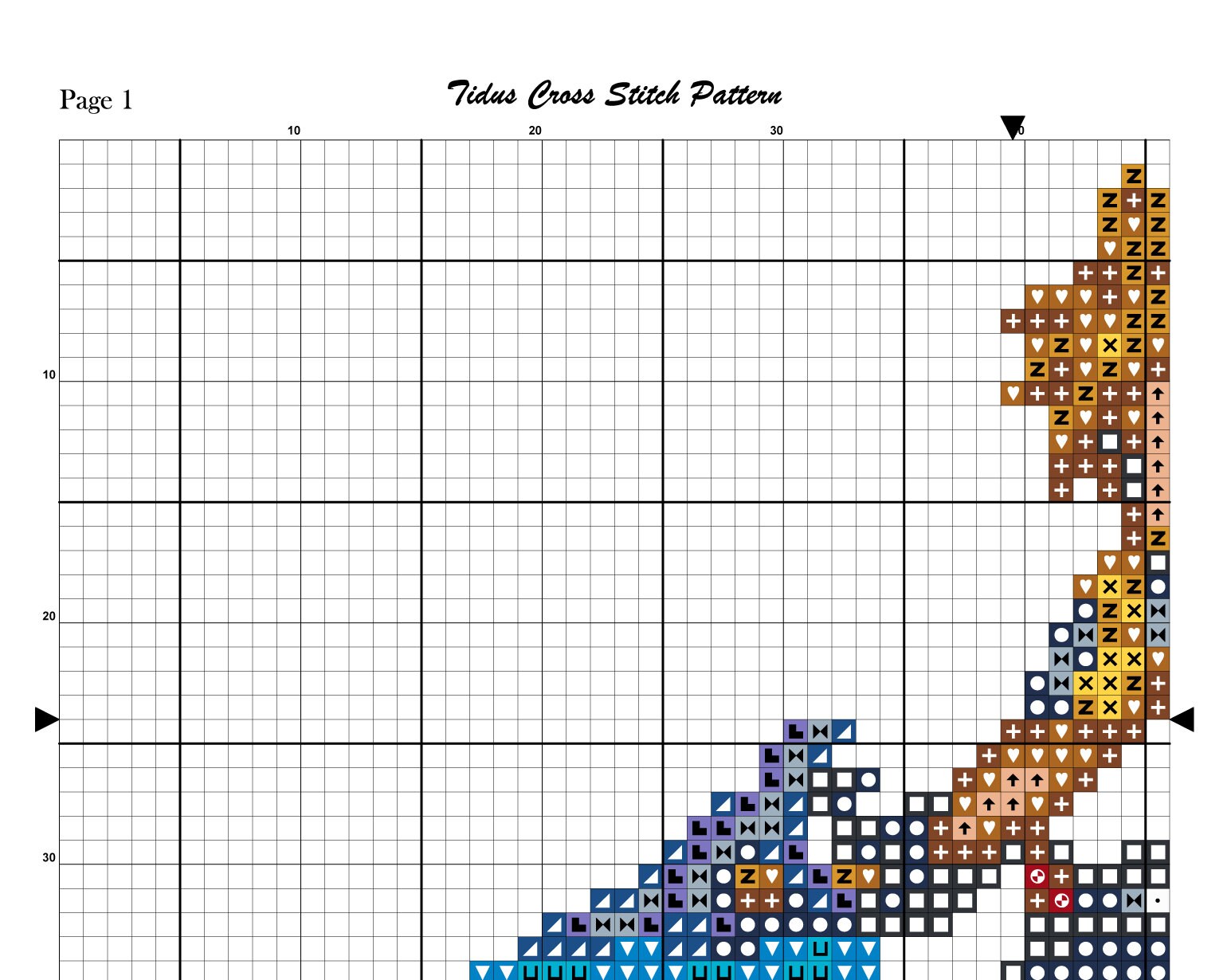 Final Fantasy 10 Cross Stitch Pattern Set Tidus Cross Stitch | Etsy