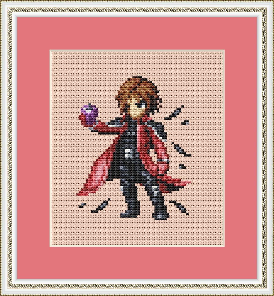 Final Fantasy Cross Stitch Pattern, Genesis Cross Stitch, Game Cross ...