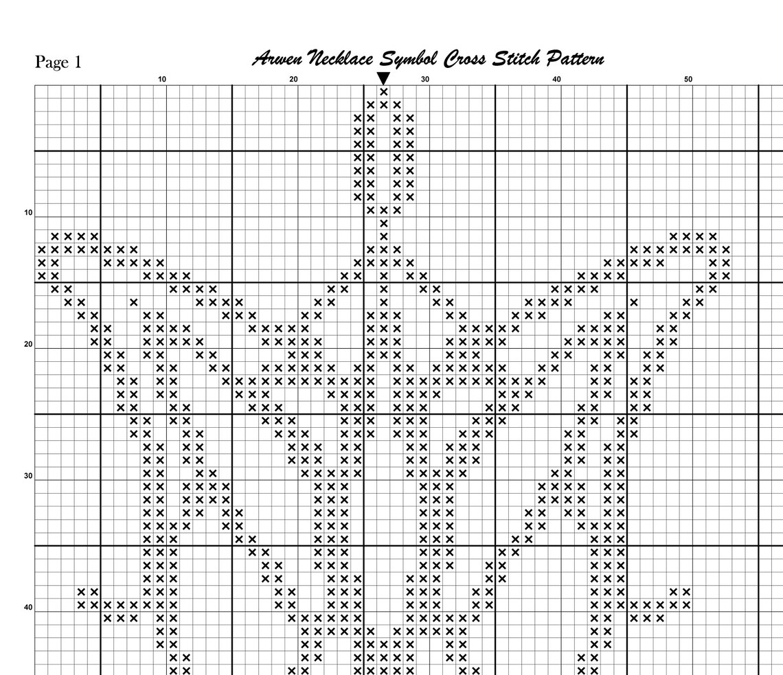 Lord of the Rings Cross Stitch Pattern Arwen Cross Stitch - Etsy