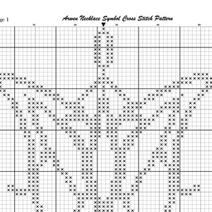 Lord of the Rings Cross Stitch Pattern, Arwen Cross Stitch, Elven Cross ...
