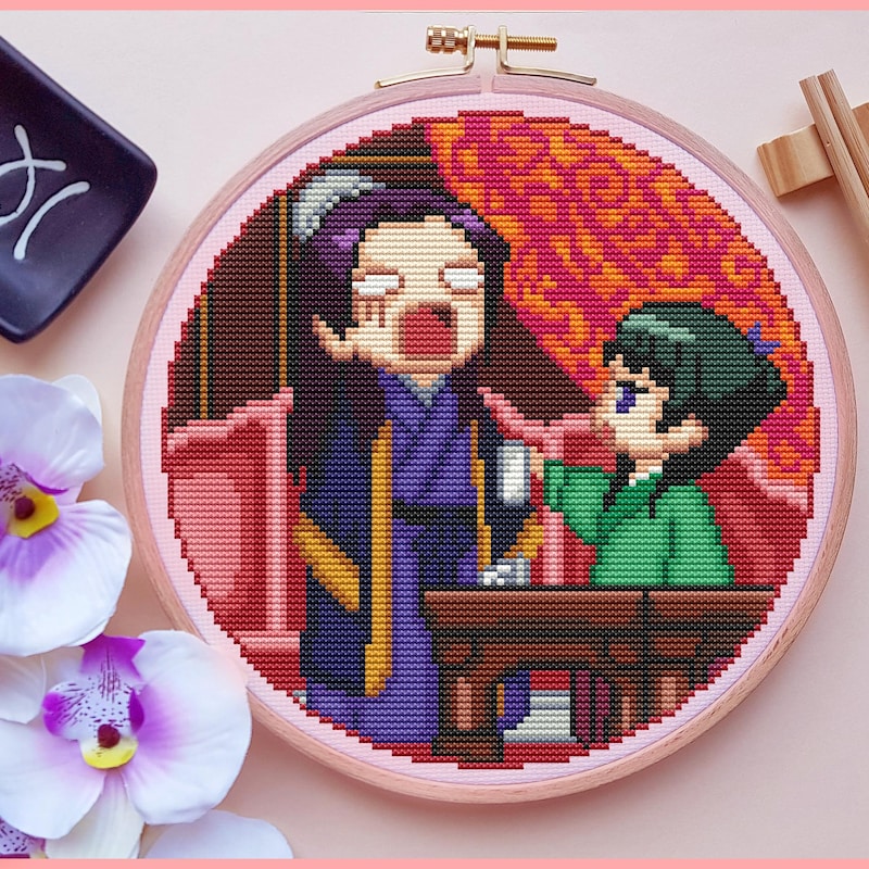 Anime Chibi Cross Stitch - Etsy