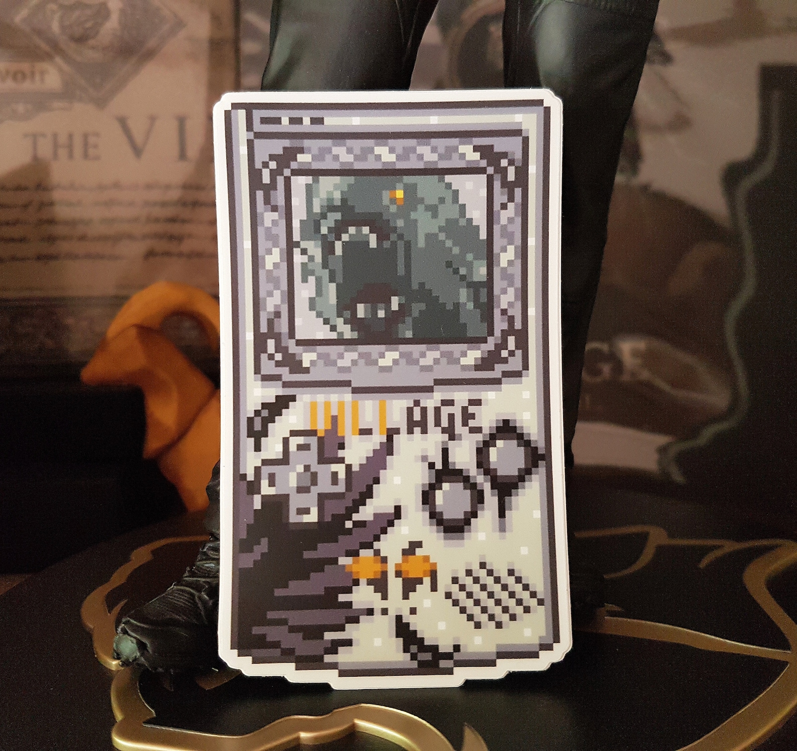 Resident Evil Village Sticker Game Boy Sticker Pixel - Etsy