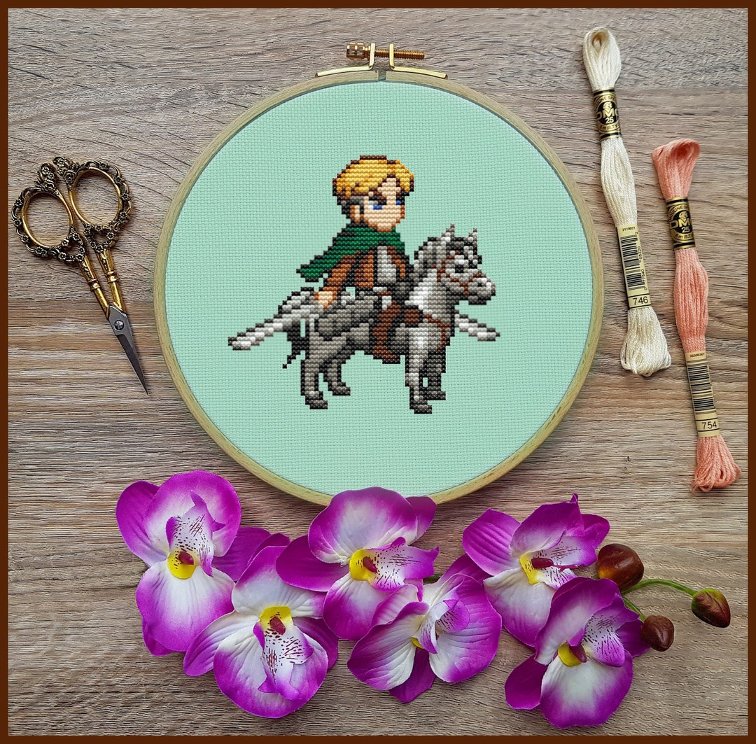 Anime Cross Stitch Pattern, Erwin Cross Stitch Pattern, Manga Cross ...