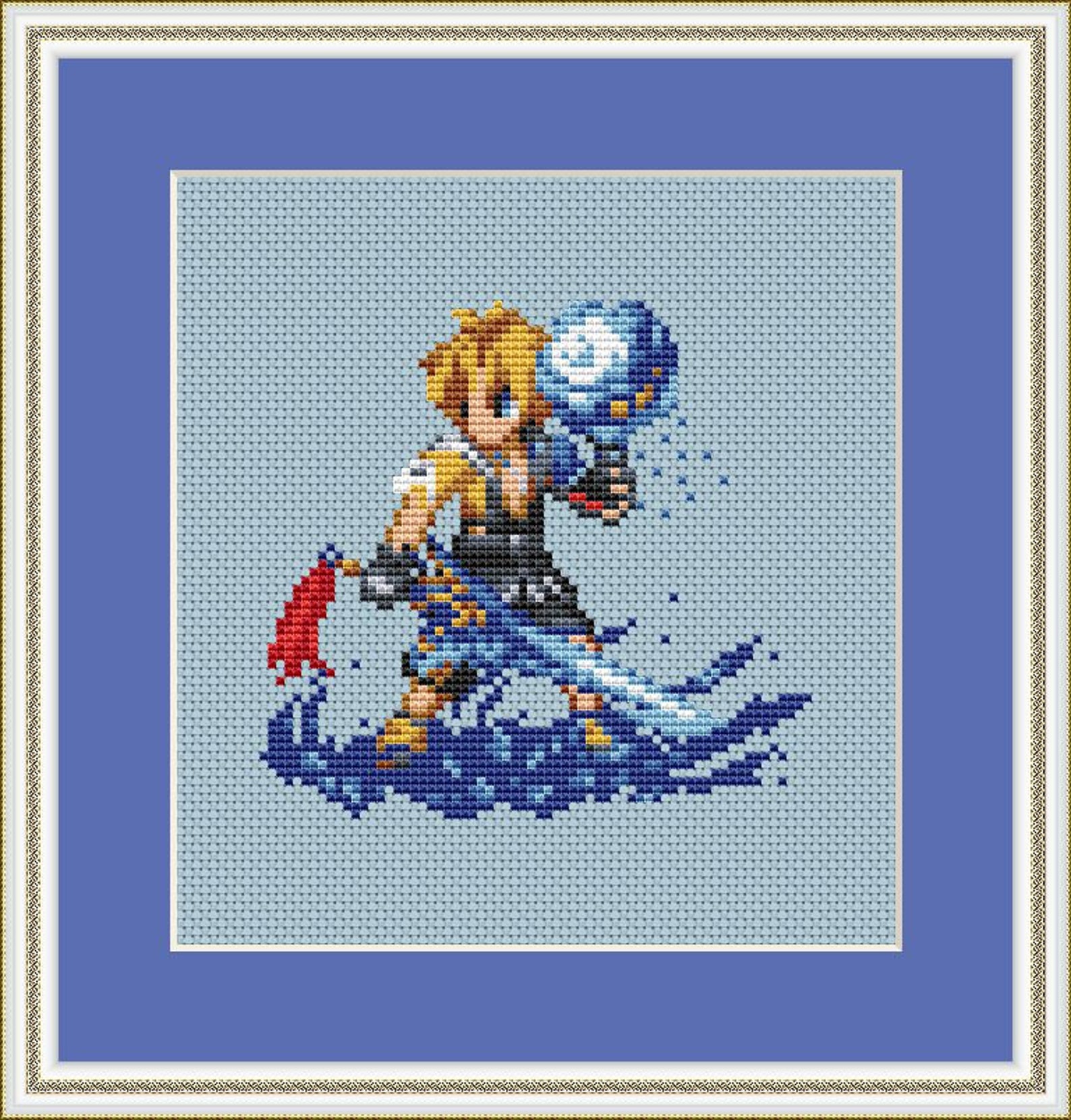 Final Fantasy Cross Stitch Pattern Tidus Cross Stitch Game - Etsy