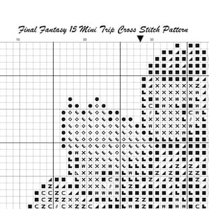 Final Fantasy Cross Stitch Pattern, Game Cross Stitch, Noctis Cross ...