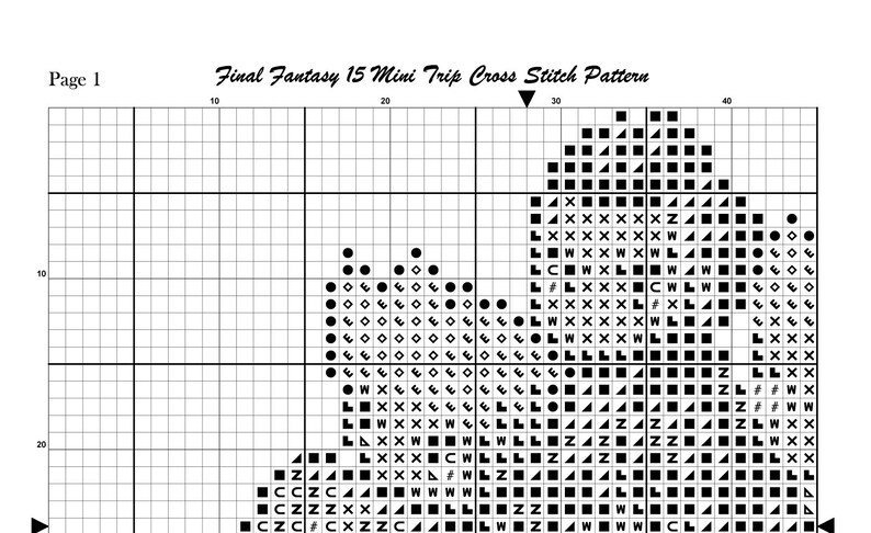 Final Fantasy Cross Stitch Pattern, Game Cross Stitch, Noctis Cross ...