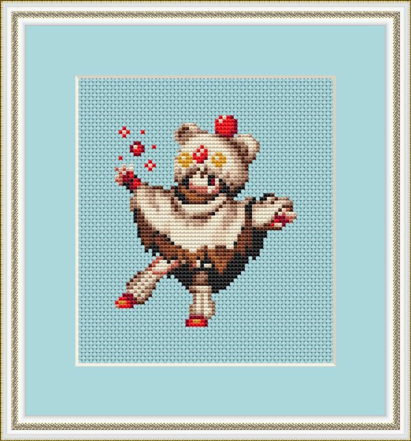 Final Fantasy Cross Stitch Pattern, Yuffie Cross Stitch, Game Cross ...