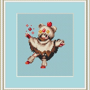 Final Fantasy Cross Stitch Pattern, Yuffie Cross Stitch, Game Cross ...