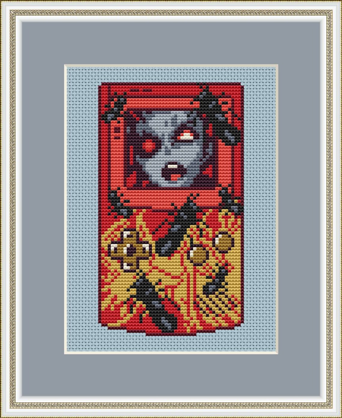 Resident Evil Cross Stitch Pattern Game Boy Cross Stitch - Etsy