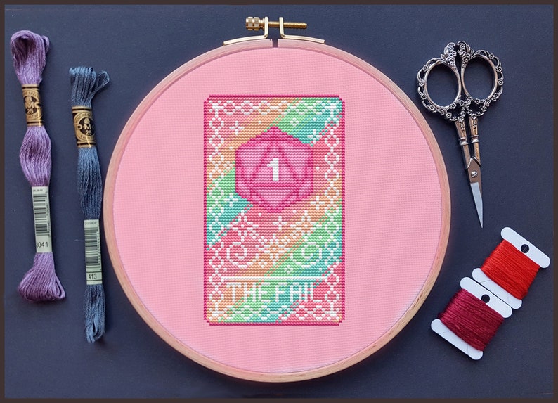 Dungeons and Dragons Cross Stitch Pattern Dnd Cross Stitch - Etsy