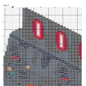 Final Fantasy Cross Stitch Pattern, Diorama Cross Stitch, Game Cross ...