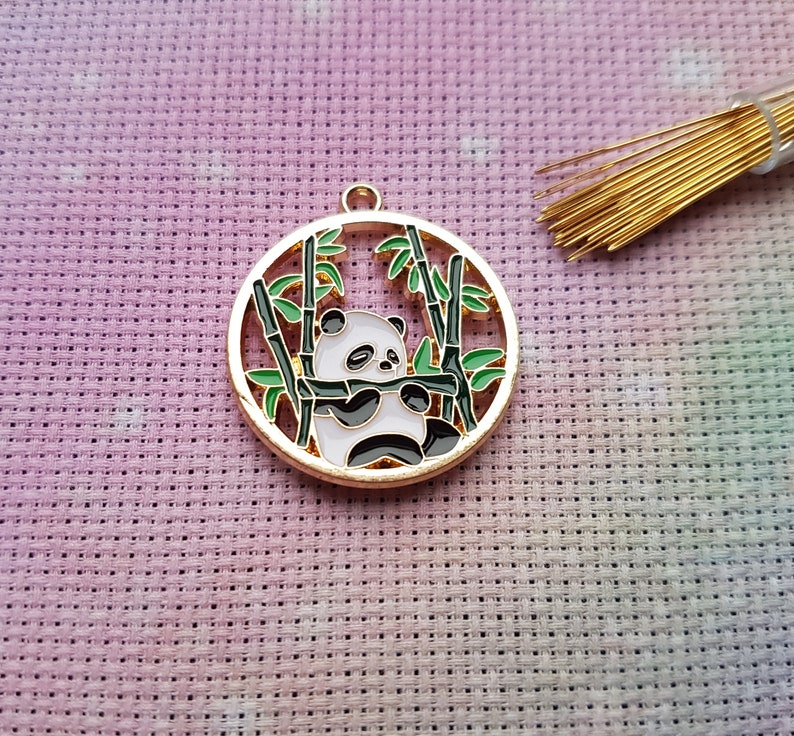 Panda Needle Minder Enamel Needle Minder Kawaii Needle - Etsy