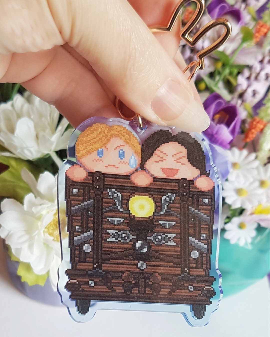 Resident Evil 4 Keychain, Leon Kennedy Keychain, Luis Serra Keychain ...