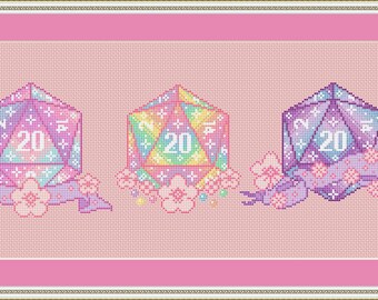 D&D Cross Stitch Pattern for the Workplace - Etsy