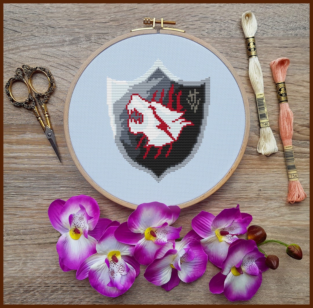 Resident Evil Village Cross Stitch Pattern, Wolf Cross Stitch, Game ...