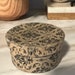Distressed Paper Mache Boxes 2 3/4 X 1 1/2 Black Damask - Etsy