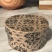Distressed Paper Mache Boxes 2 3/4 X 1 1/2 Black Damask - Etsy