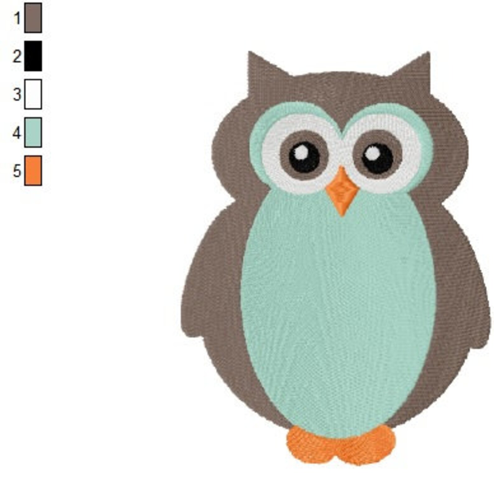 Owl Embroidery Design. Owl Design. Machine Embroidery Design. - Etsy
