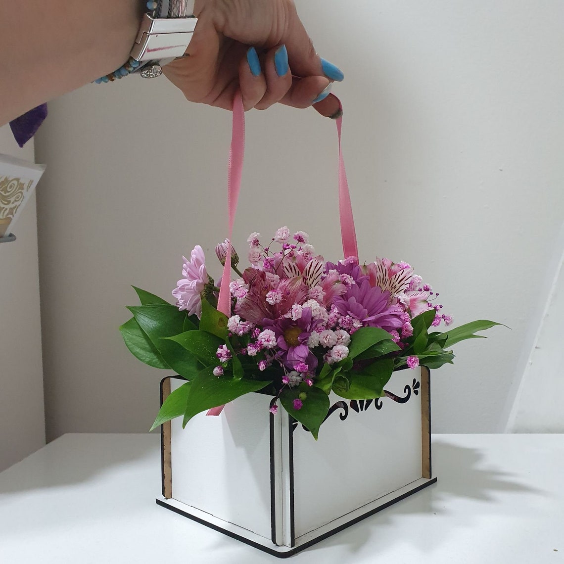 Wood Gift and Flower Box. Digital Dxf Cdr Ai Svg and Pdf - Etsy