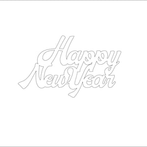 Happy New Year Cut Files Svg Pdf Dxf Ai Cdr - Colorful Happy New Year ...