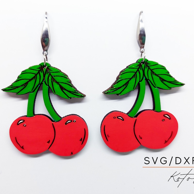 Cherry Earrings - Etsy