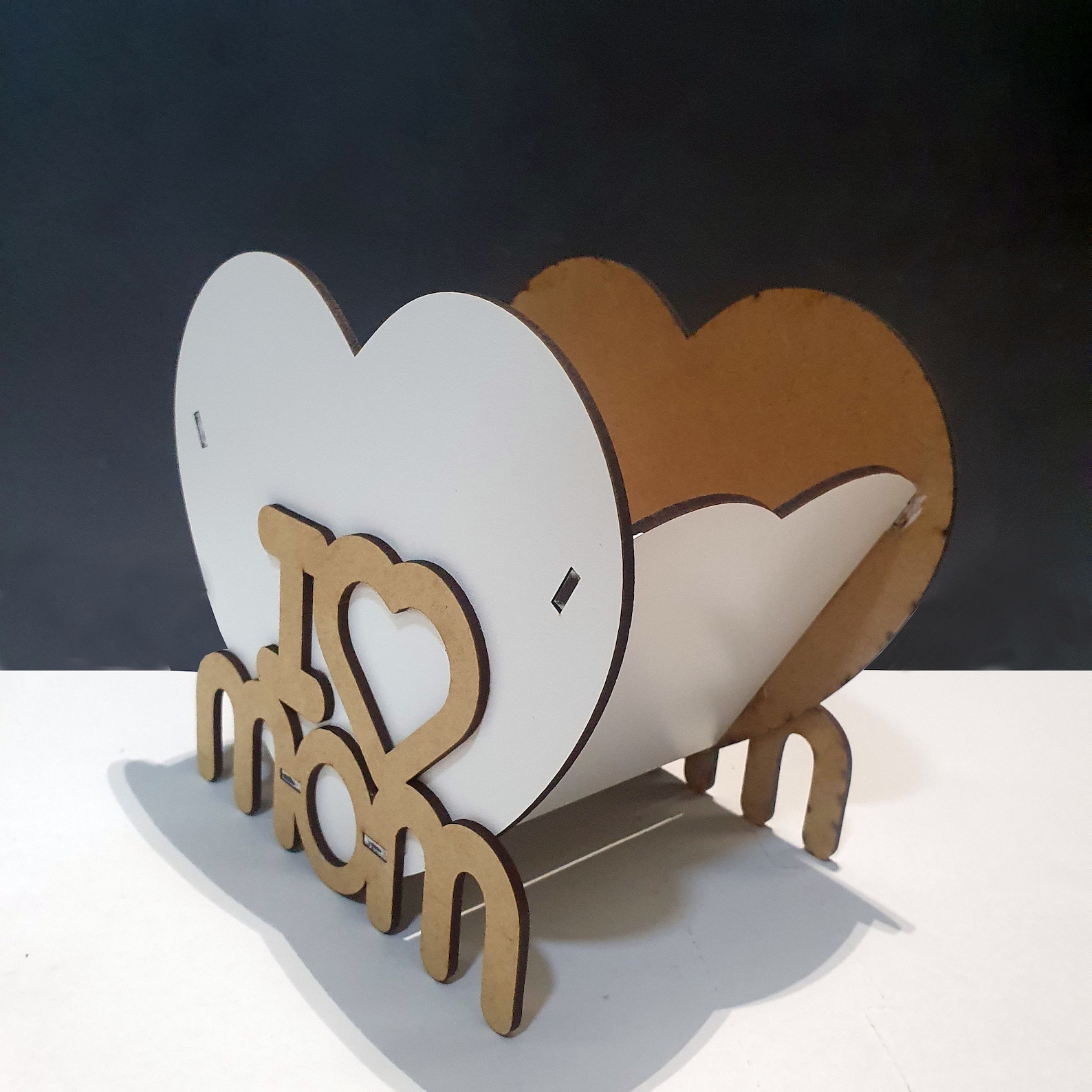 Laser Cut Heart Box Heart Flower Box Candy Basket Digital - Etsy