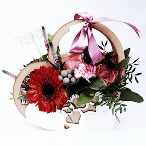 Caja de corazón - Archivo digital dxf - CNC y corte láser - Etsy México