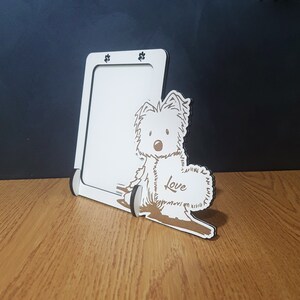 Dog Picture Frame SVG Laser Cut File - Etsy