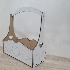 Flower and Gift Box. Laser Cut File - Etsy